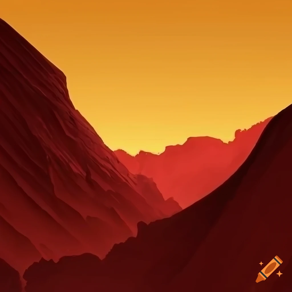 Gradient landscape art