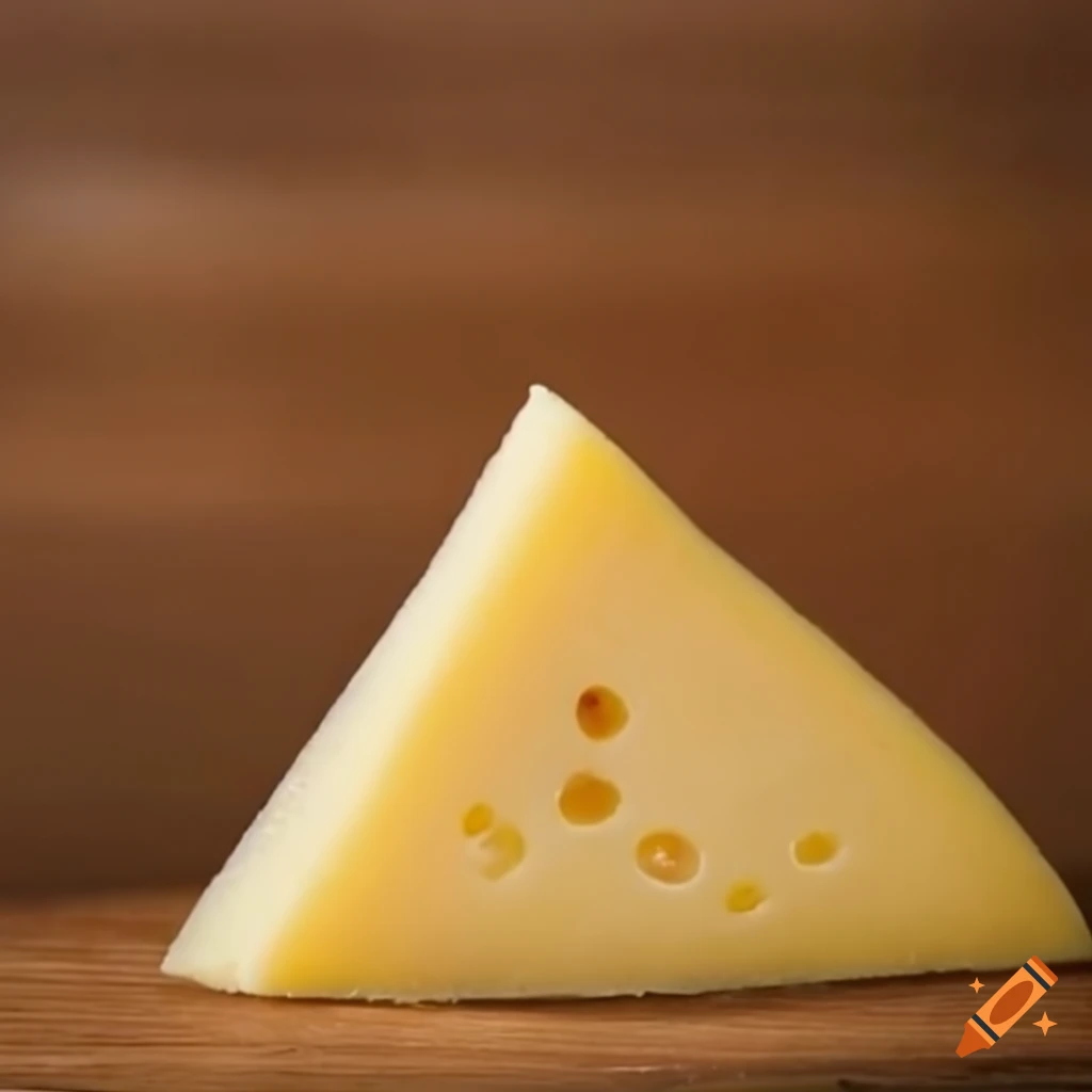 Close-up of a slice of cheese