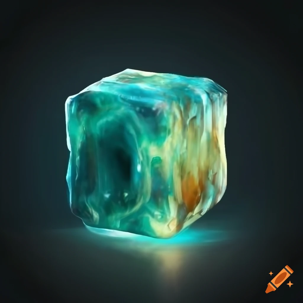 Image of a relic cube artifact