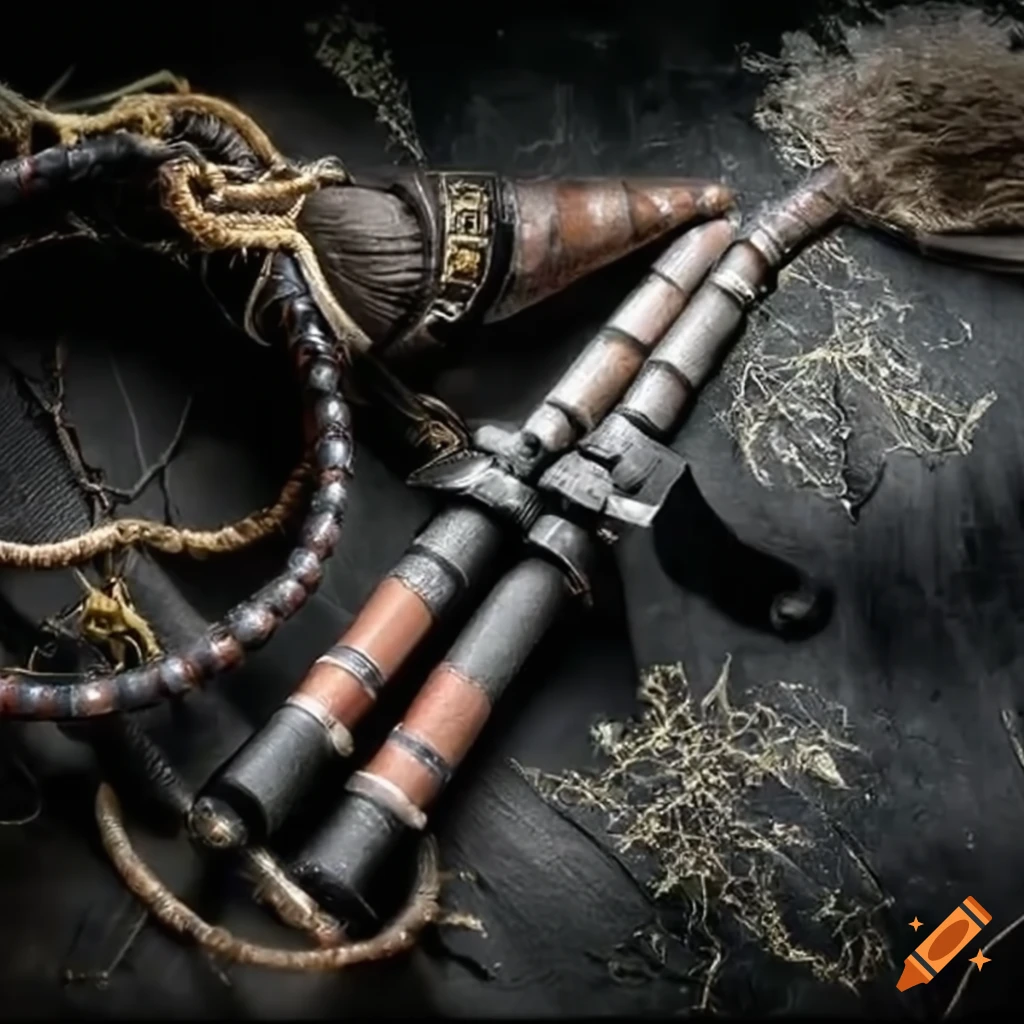 Intricate and dangerous tool whip combination on Craiyon