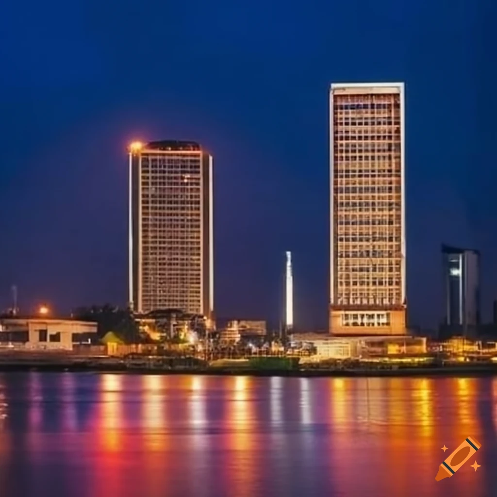 Cityscape of abidjan, the economic capital of ivory coast on Craiyon