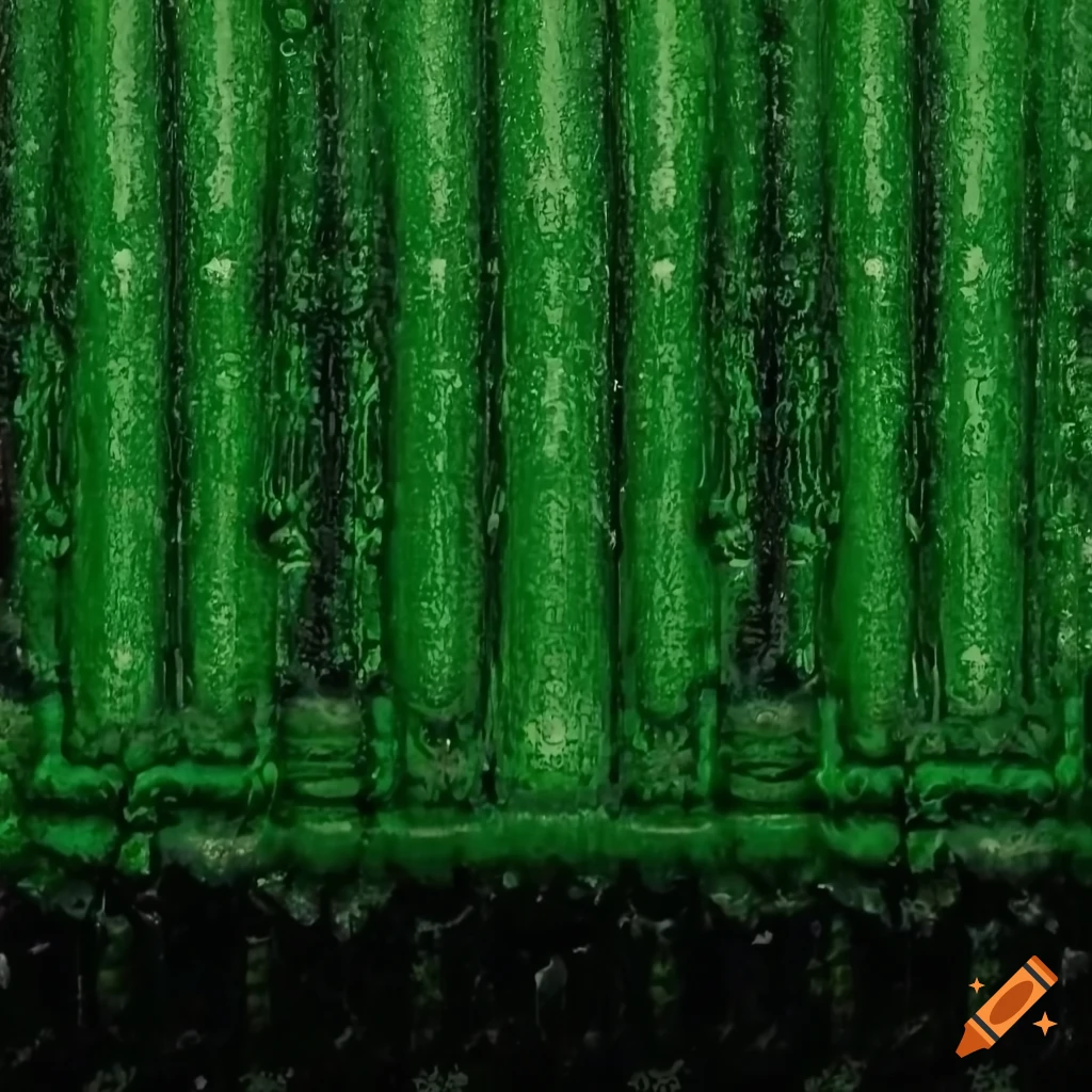 2d game inspired by h.r. giger with wet and dripping alien