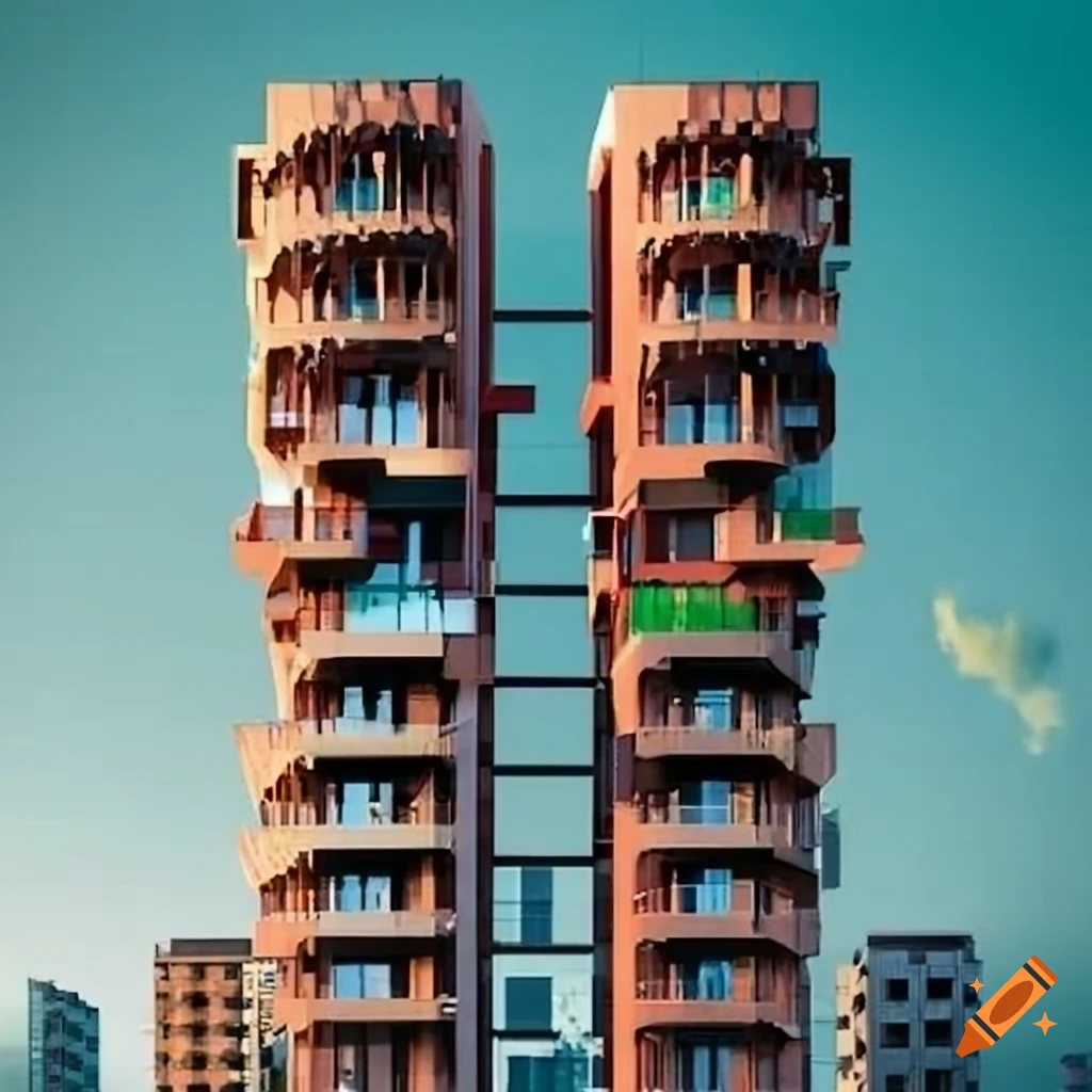 Image of a construction site in the city on Craiyon