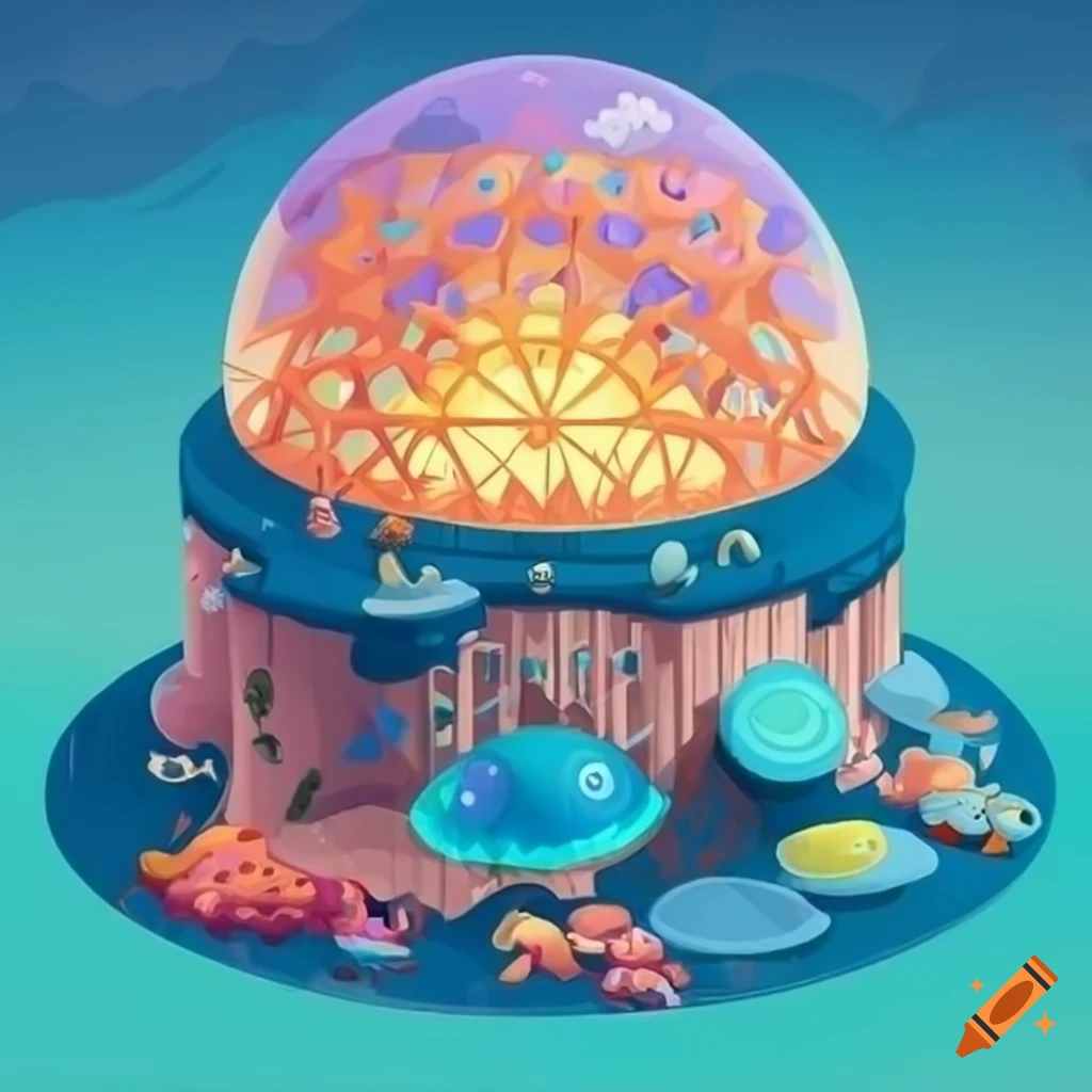 Isometric dome underwater