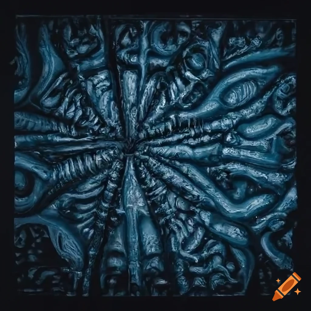 2d game alien in a dark and eerie environment on Craiyon