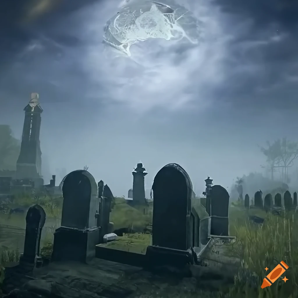 Elden ring graveyard scene