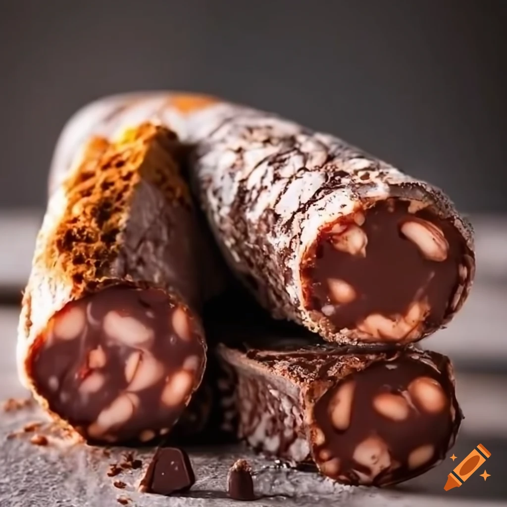 Greek dessert Kormos or Mosaiko on Craiyon