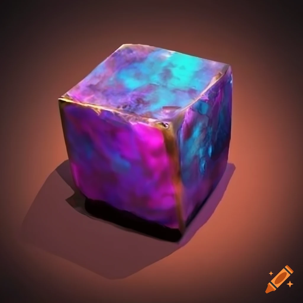 Image of a relic cube artifact