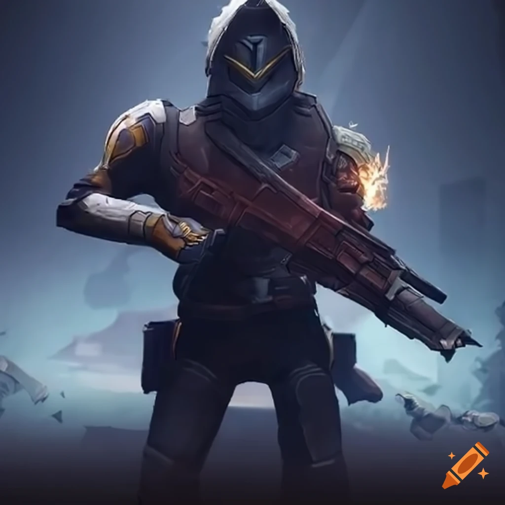 Image of a hunter character in intense combat