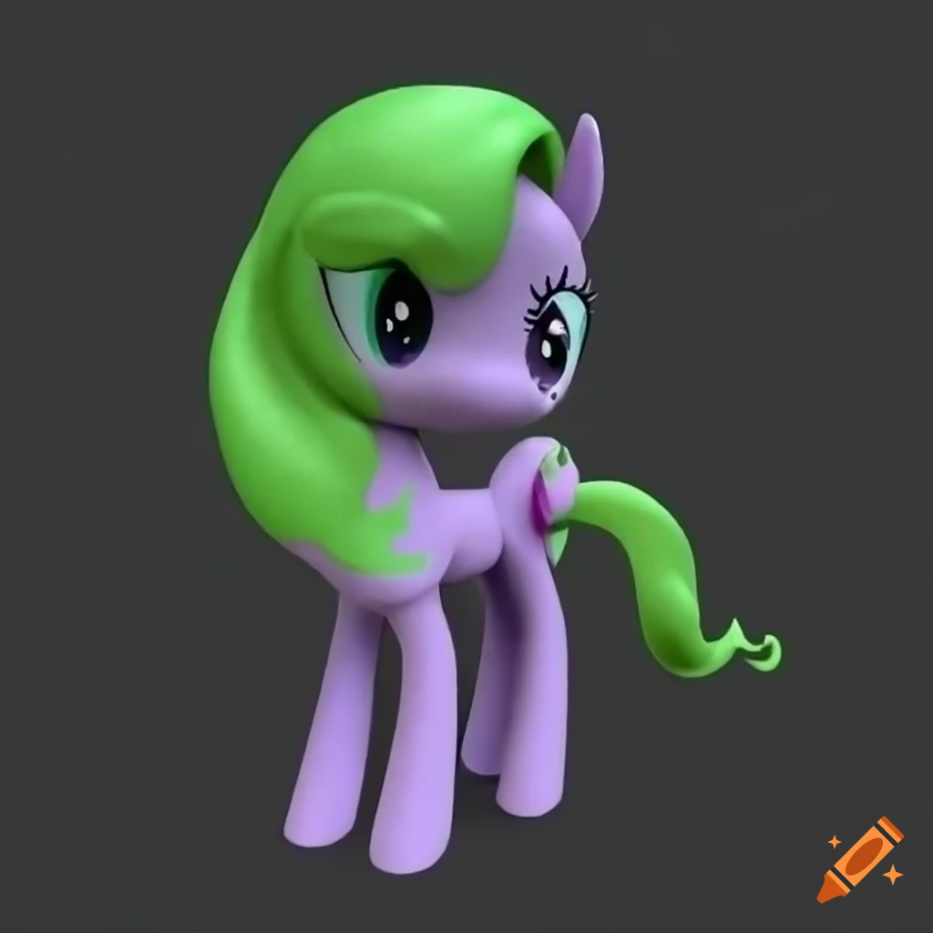 Cute 3d model of my little pony