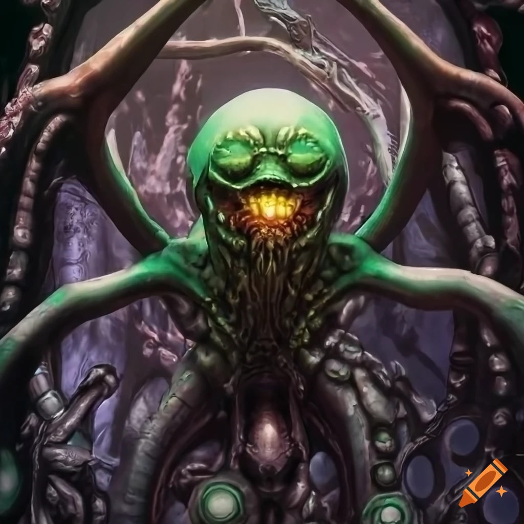 Creepy alien in a 2d metroid-like game