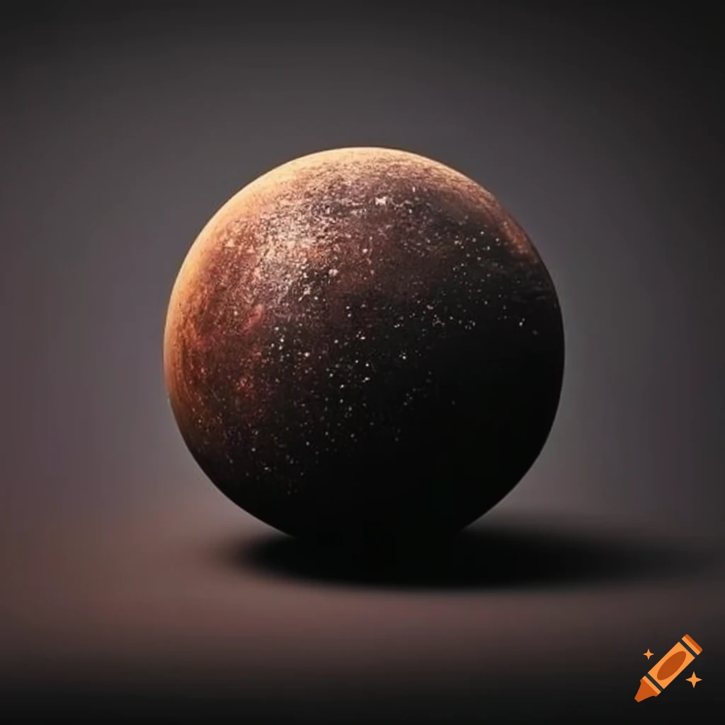 Iron ball with beautiful reflections on Craiyon