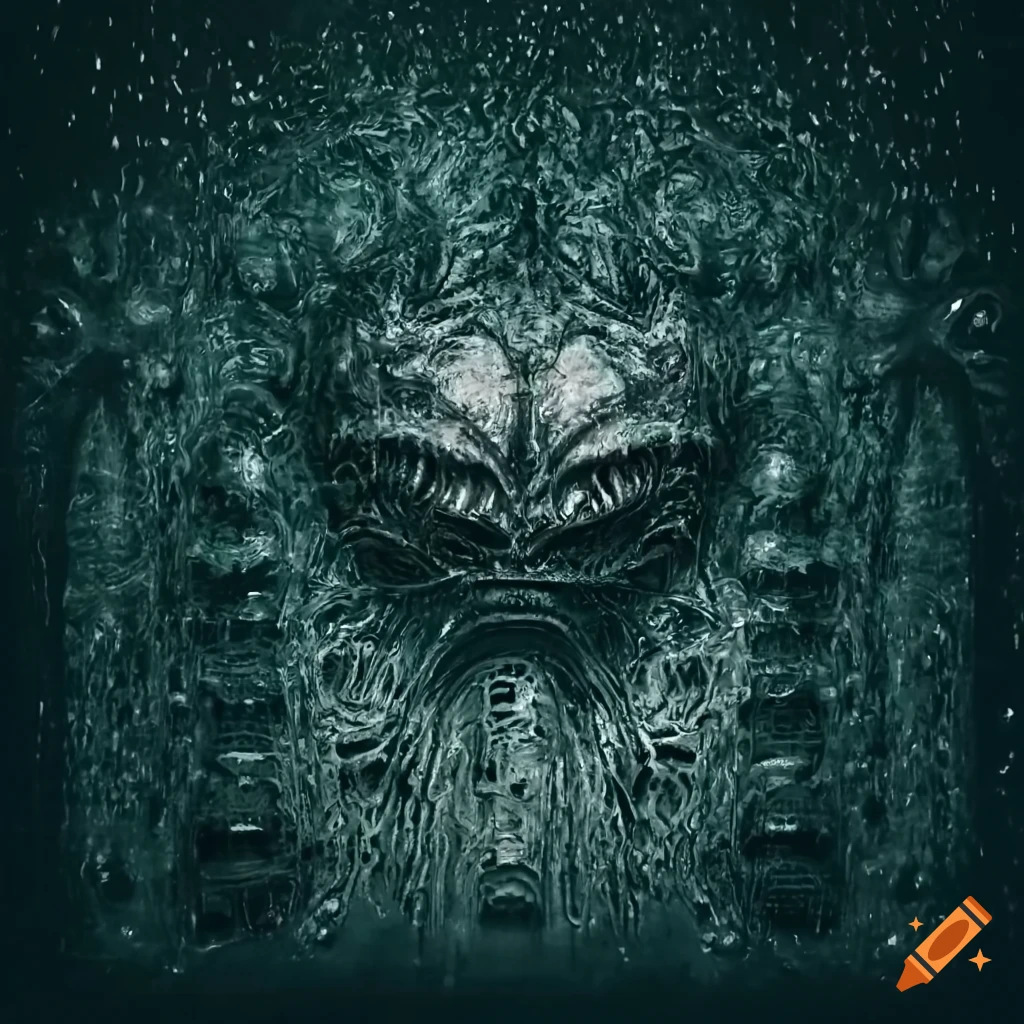 2d game alien in a dark and eerie environment