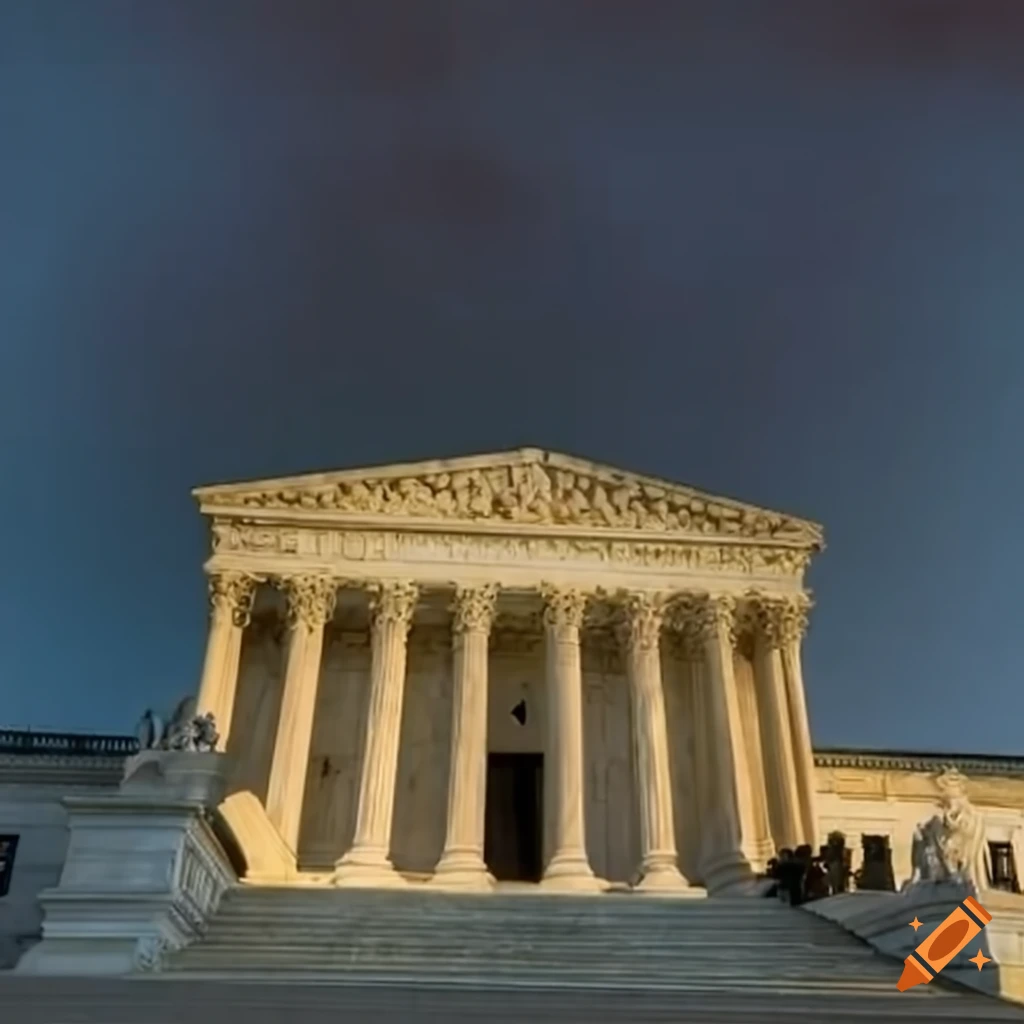 Supreme court building on Craiyon