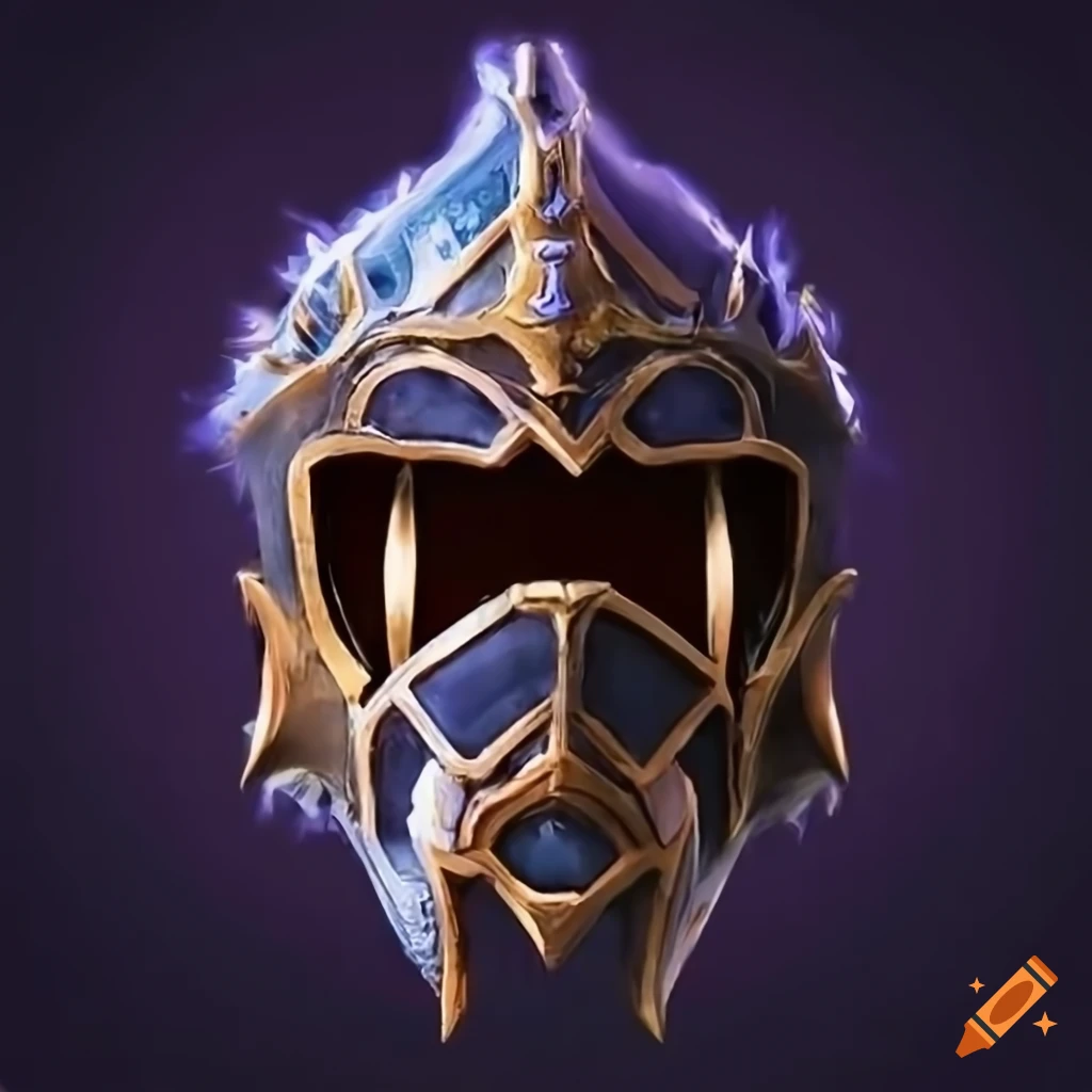 Mythic helm for cosplay or fantasy artwork