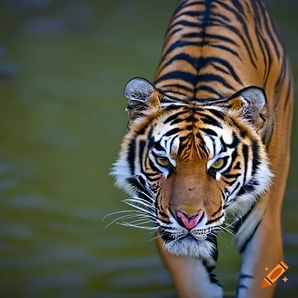 Close-up of a tiger