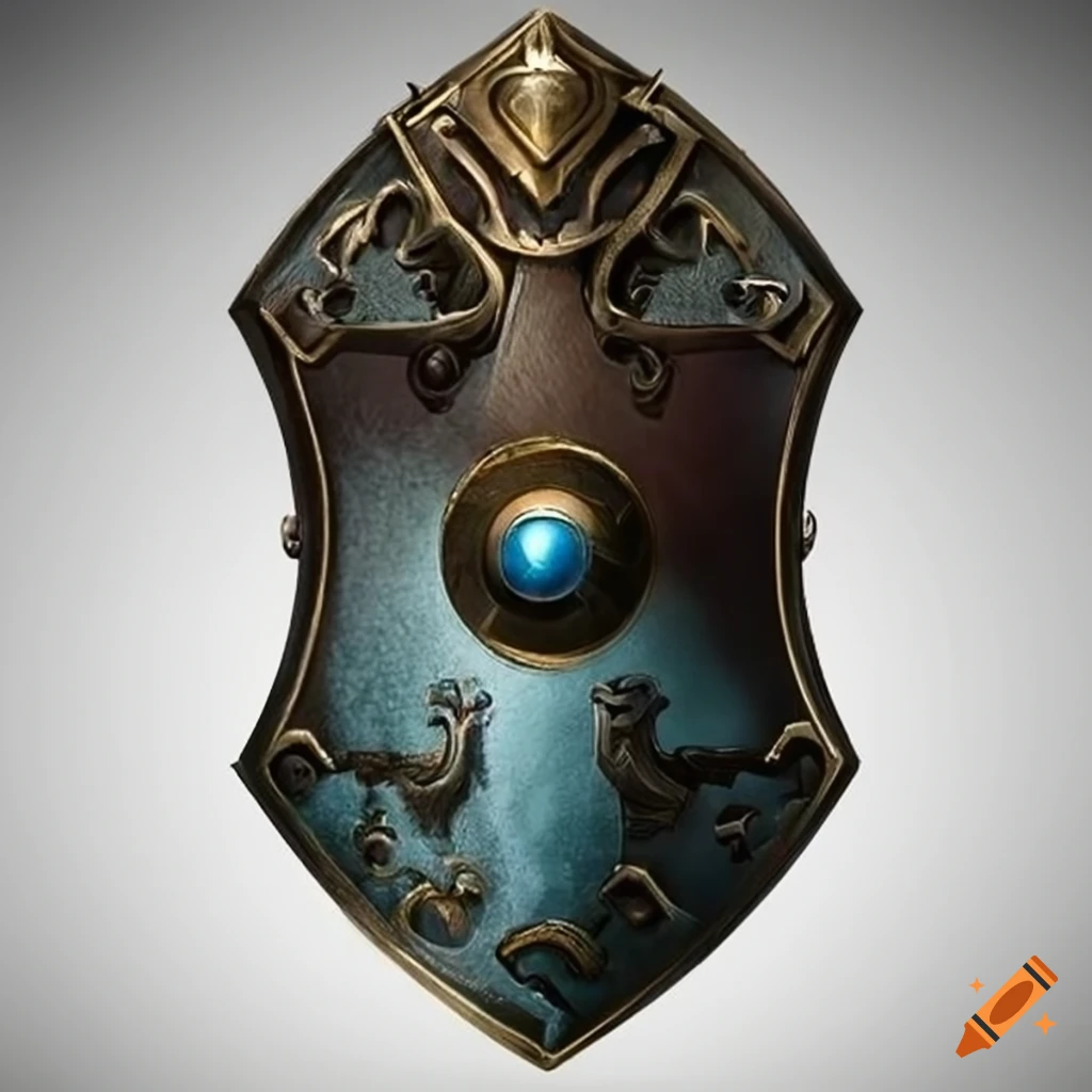 Image of a magical elite shield on Craiyon