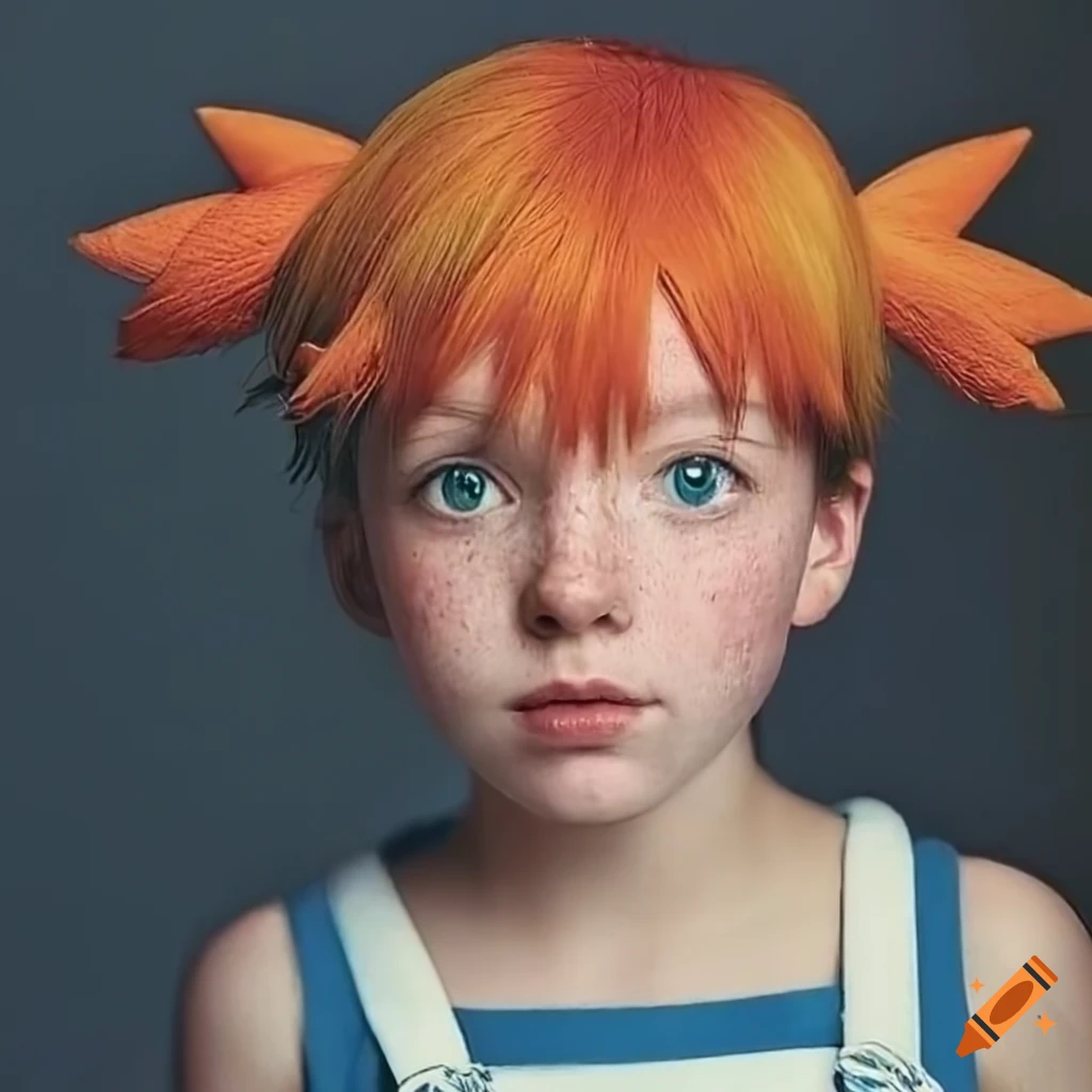 Portrait of misty from pokemon