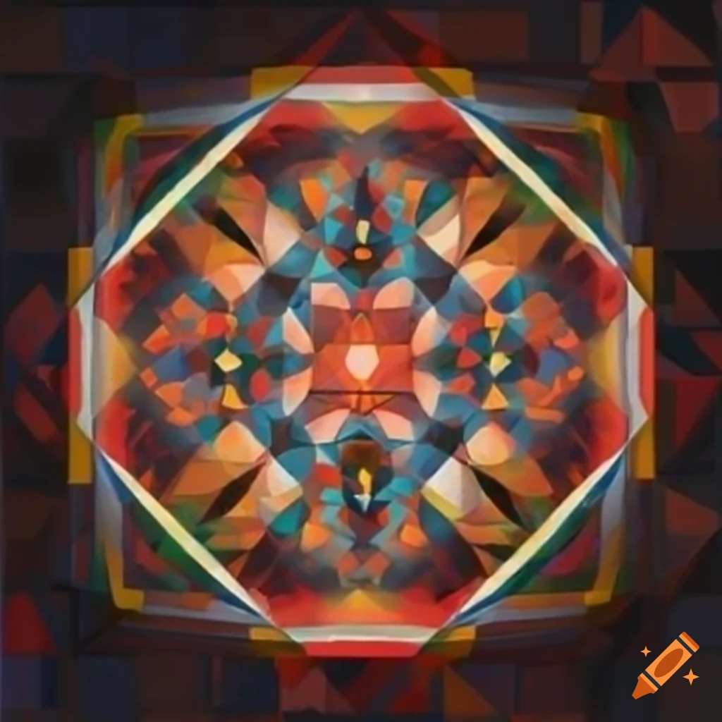 Abstract 3D structures with unique patterns on Craiyon