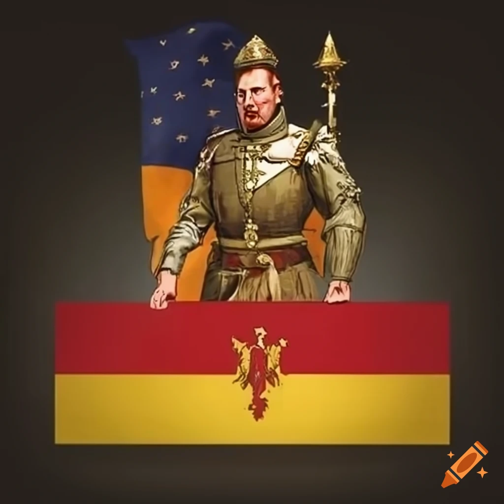 Design of a fictional german flag under james rixson as the kaiser