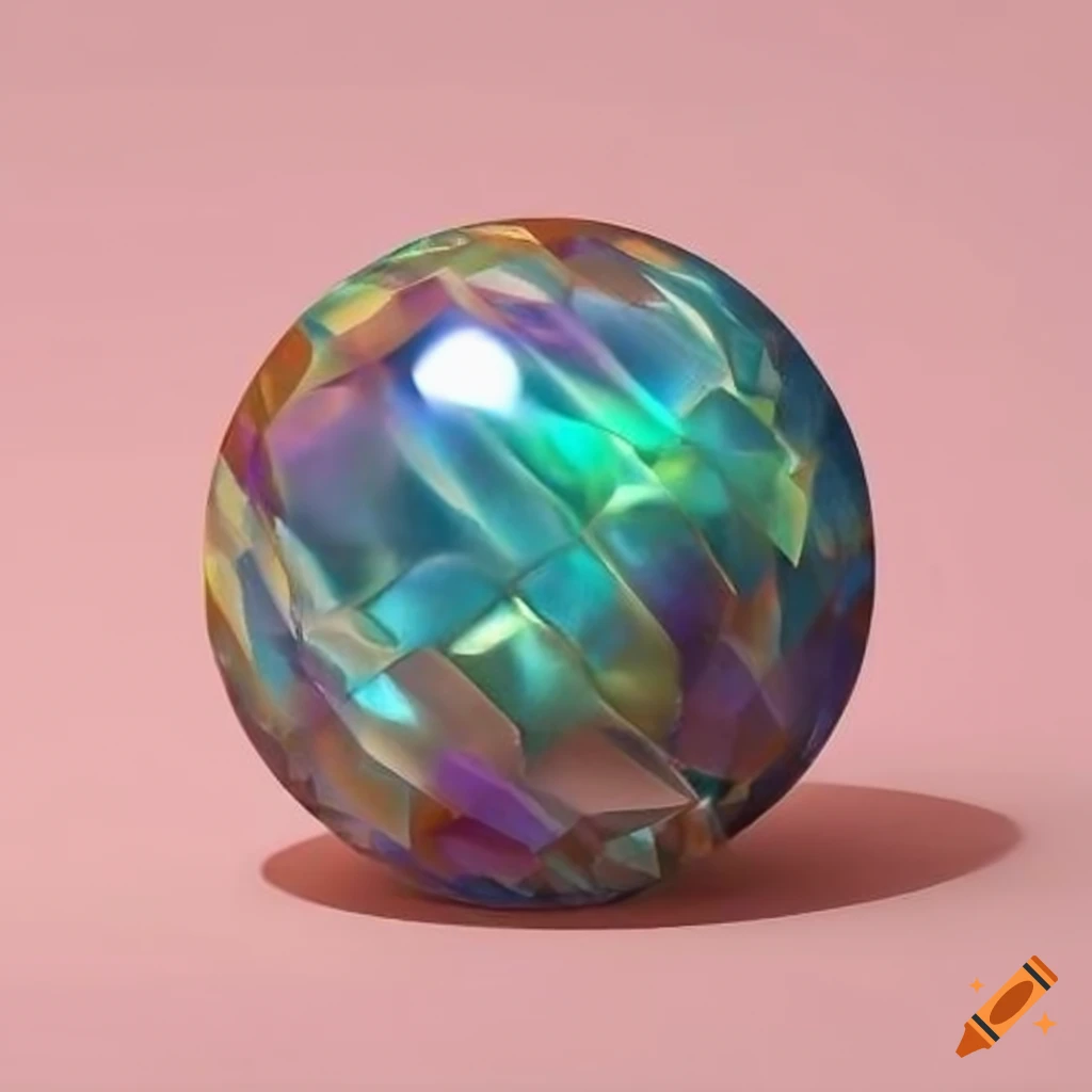 Stylized jewel gemstone ball