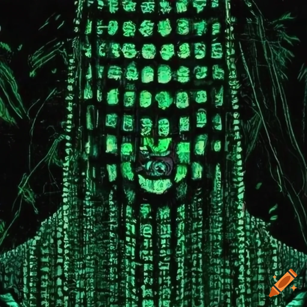 Illustration of matrix by studio ghibli