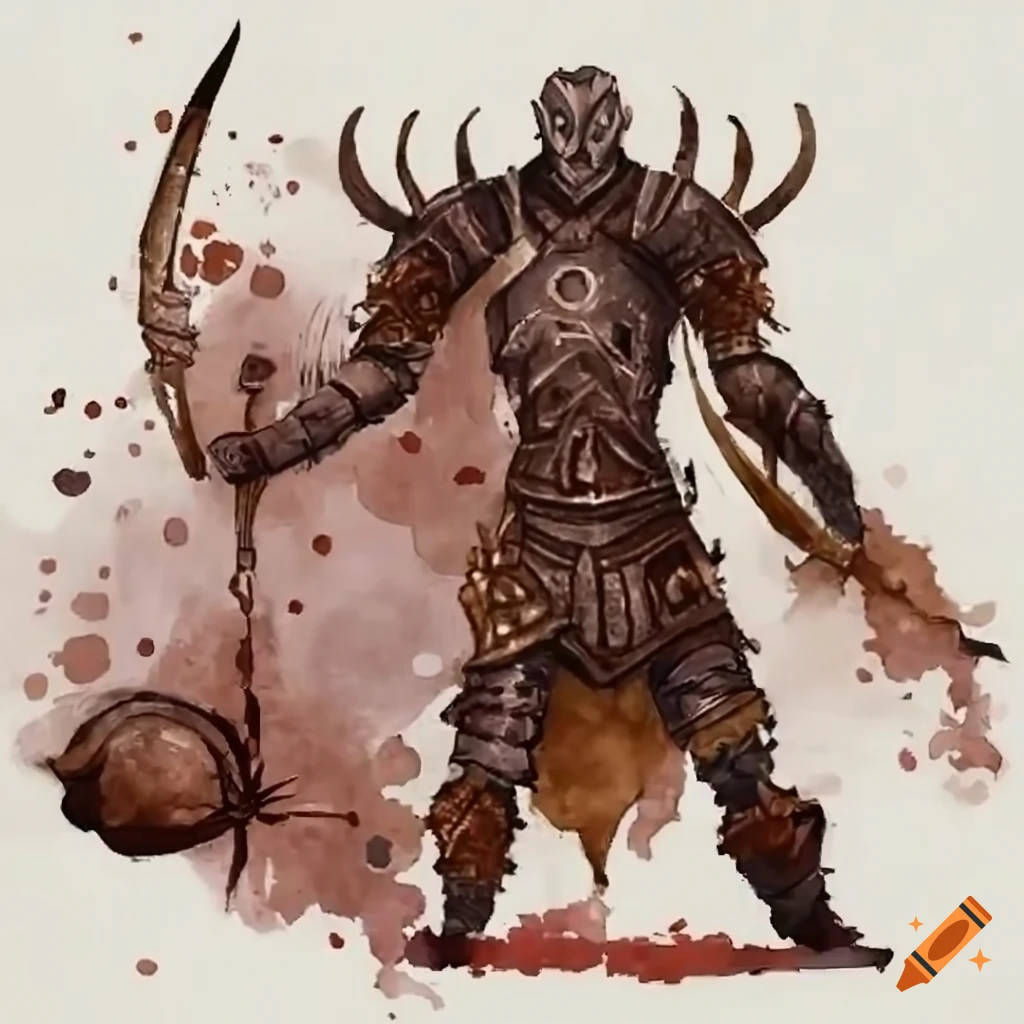 Dwemer automatons from the game skyrim on Craiyon