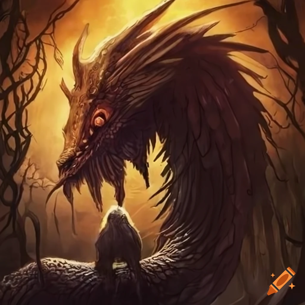 Cover of a bestiary featuring mythical creatures on Craiyon