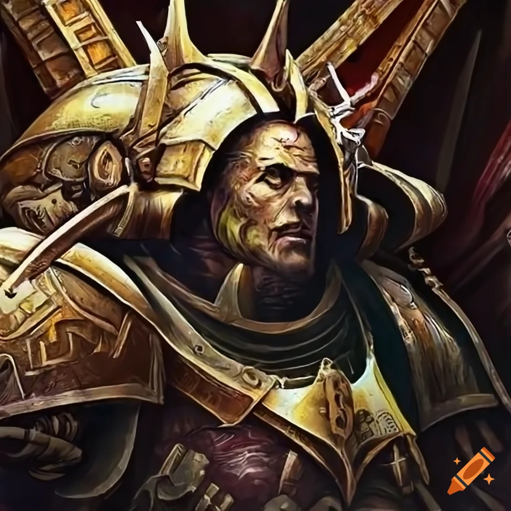 Image of mortarion, primarch of the death guard legion on Craiyon