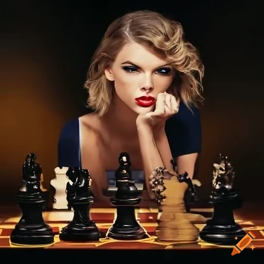 Taylor swift playing chess with president obama