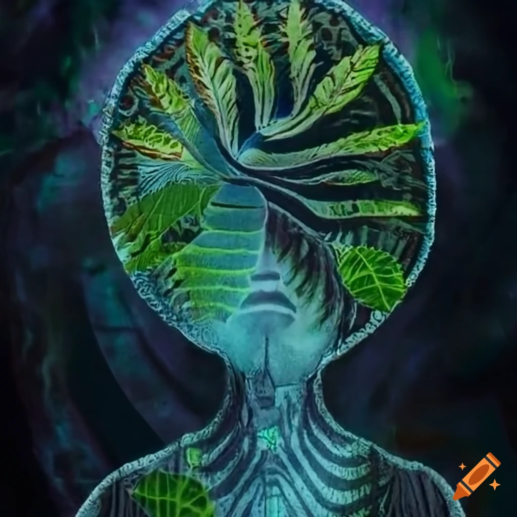 Collage artwork depicting anxiety and youth on Craiyon