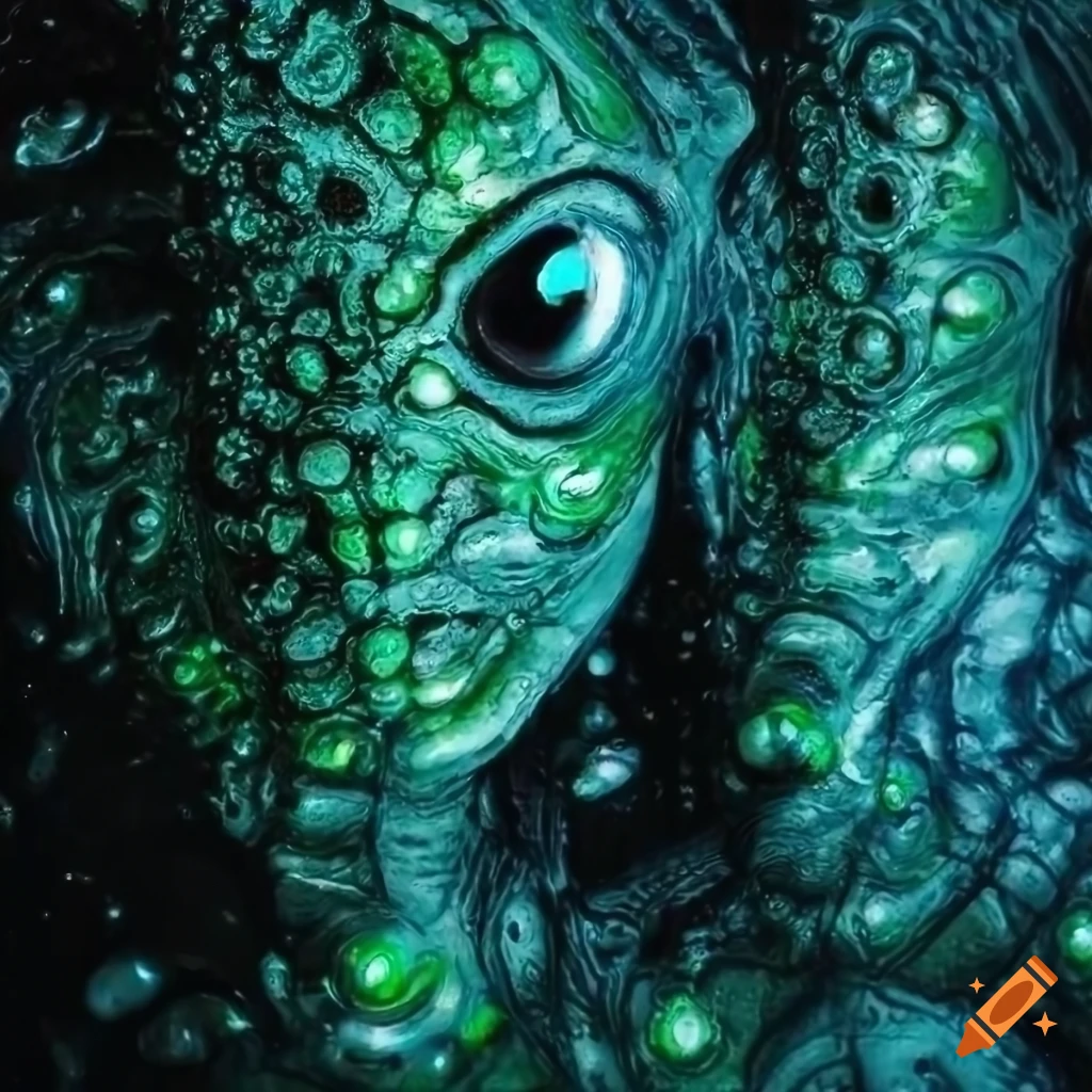 Creepy alien tiles in a 2d metroid game