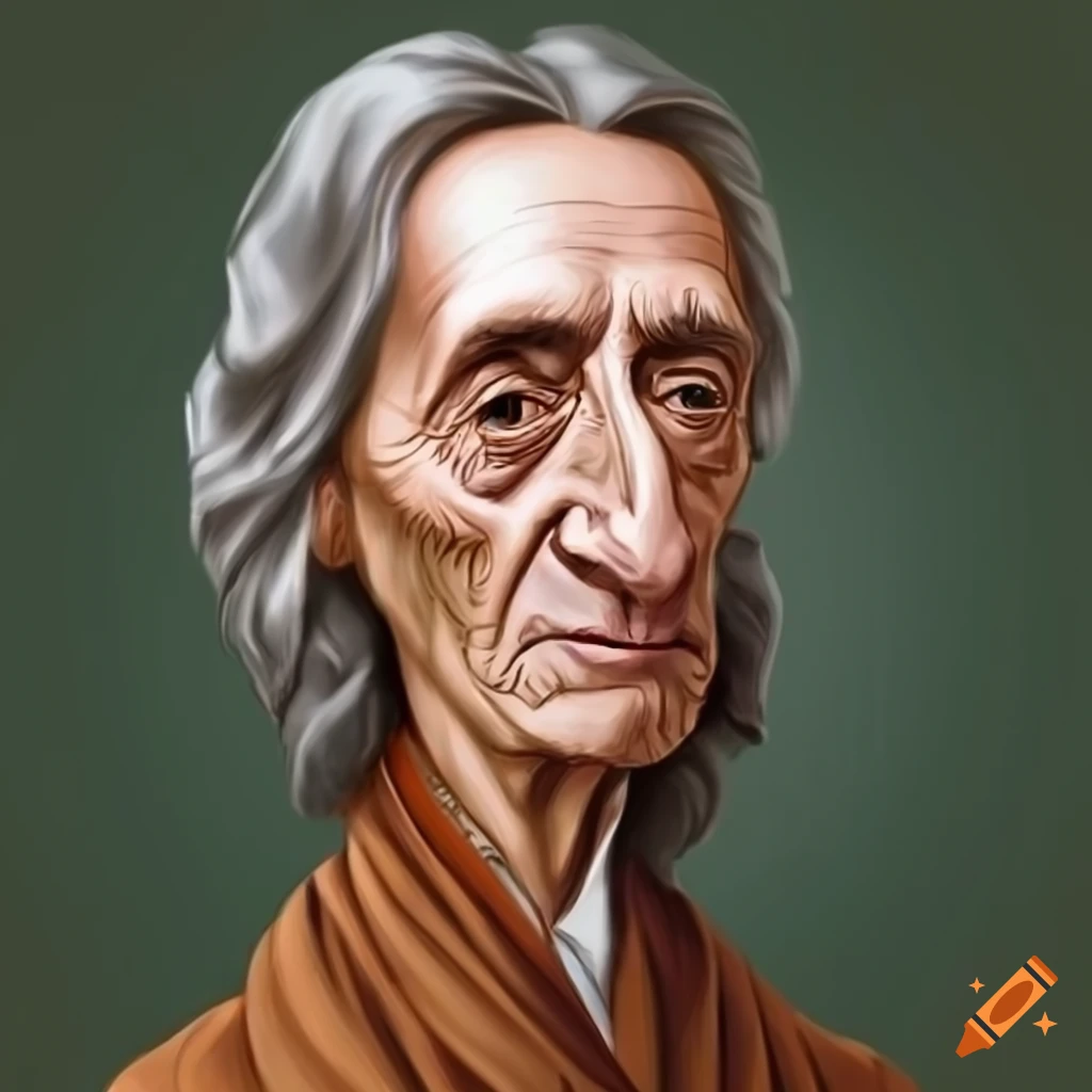 Caricature of john locke