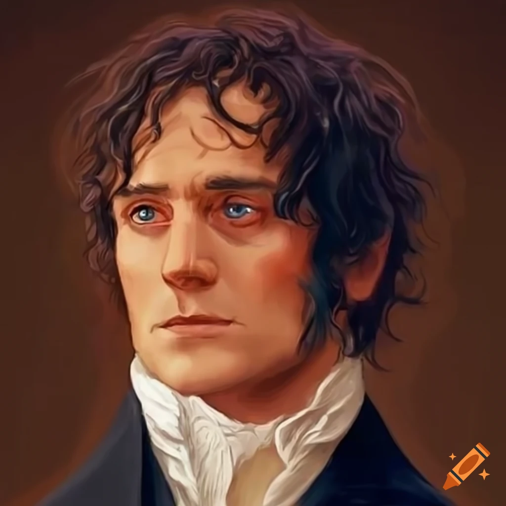 Illustration of mr. darcy from pride and prejudice