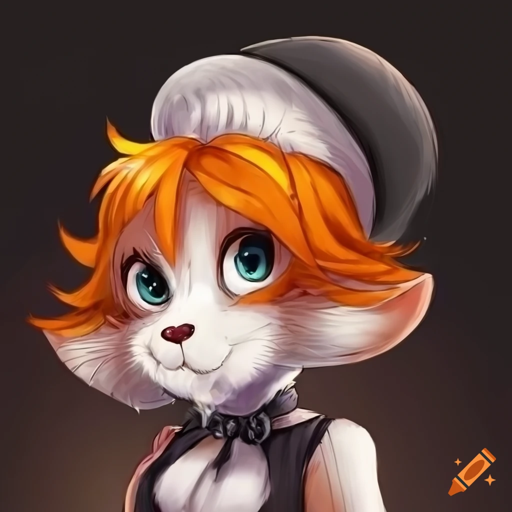 High quality illustration of a female anthro mouse fencer