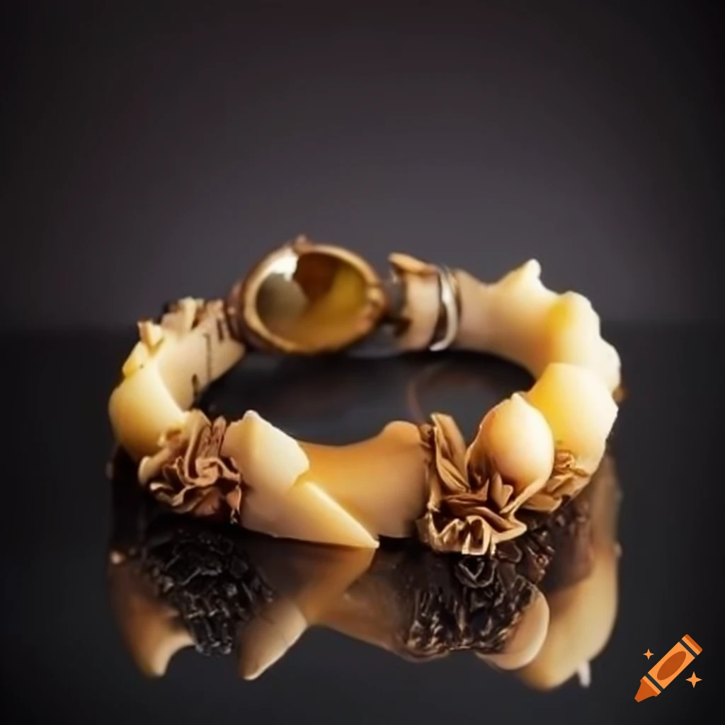 Unique fantasy ring with a cheese centerpiece on Craiyon