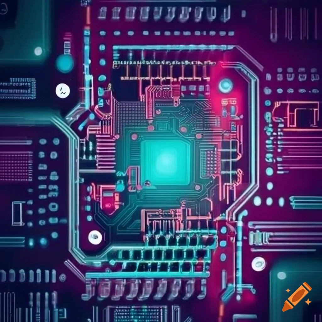 Background of electronic device assembly