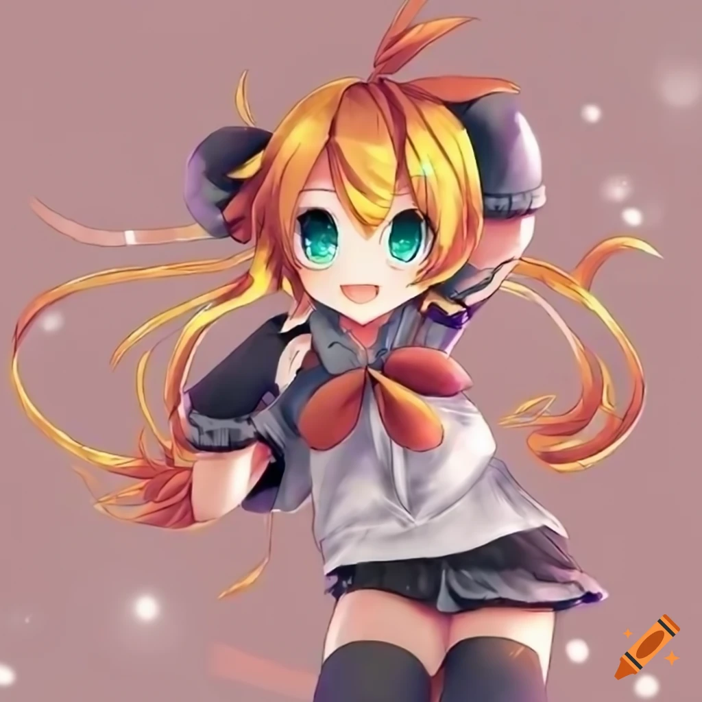 Sharp image of teto and rin kagamine