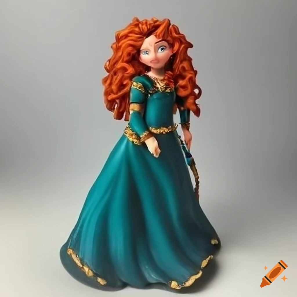 Princess merida resin figure on Craiyon