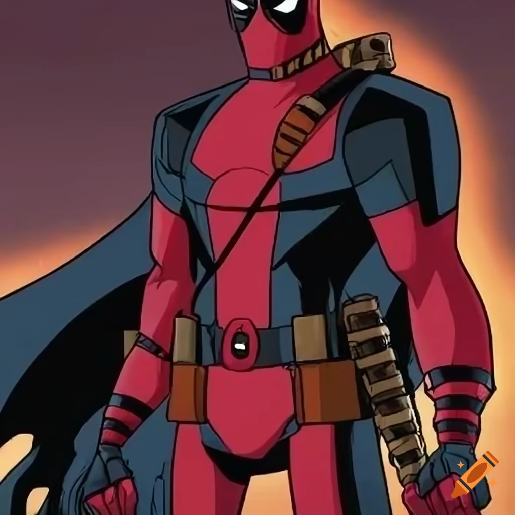 Deadpool in batman the brave and the bold style