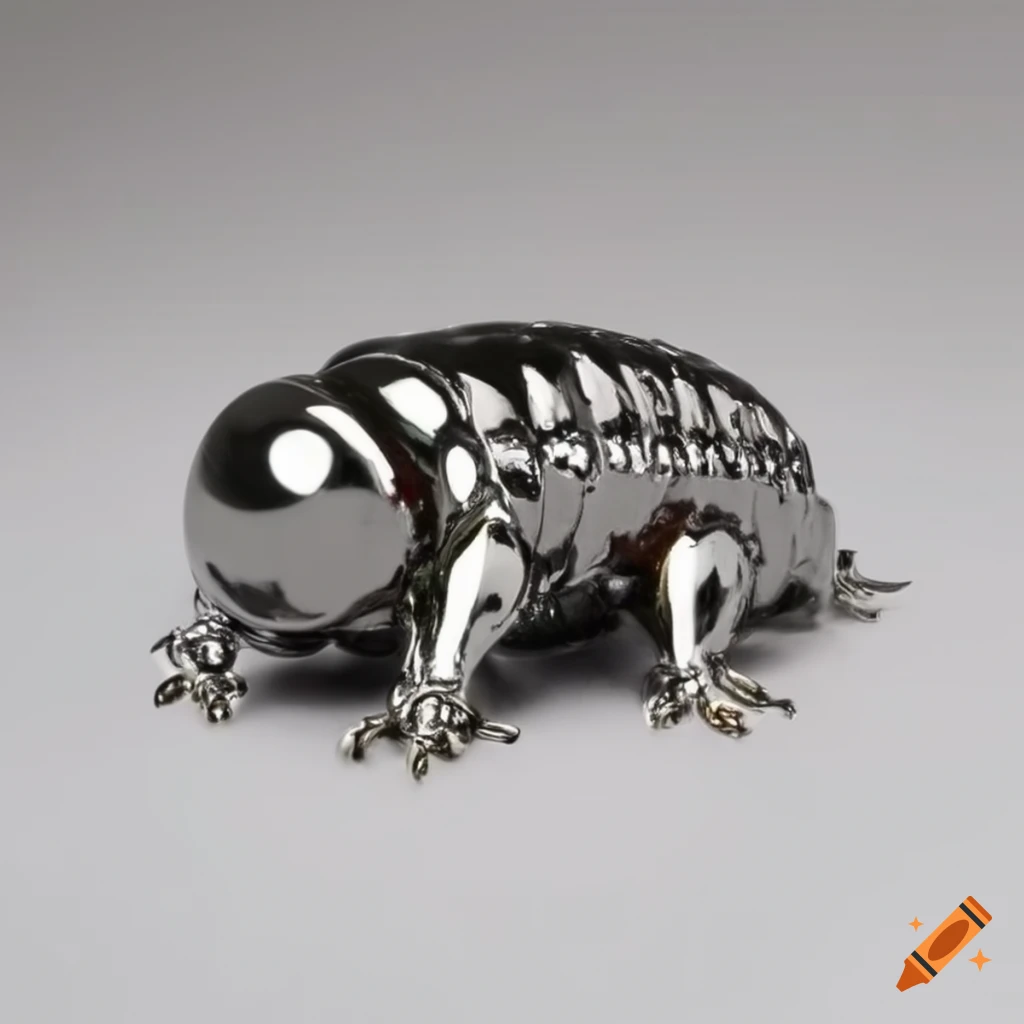 Chrome tardigrade terminator on Craiyon