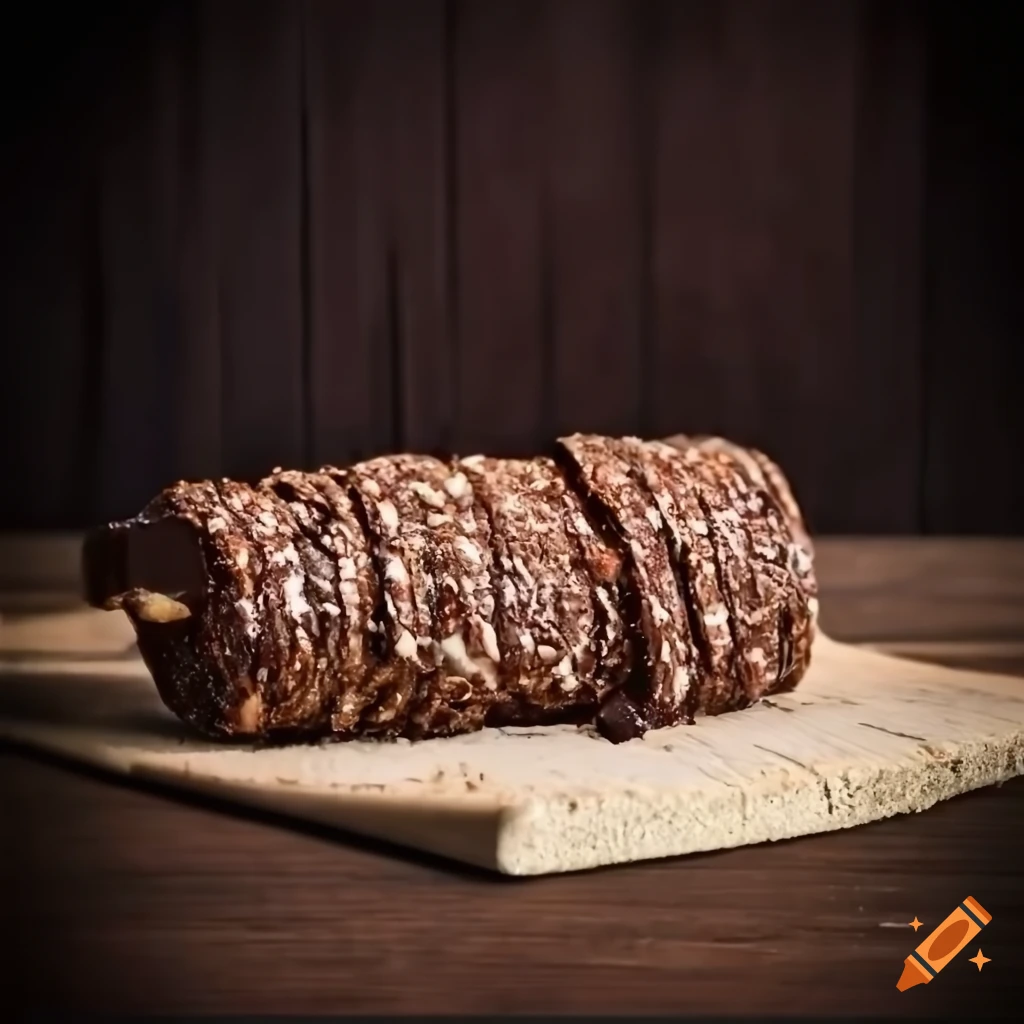 Greek dessert Kormos or Mosaiko on Craiyon