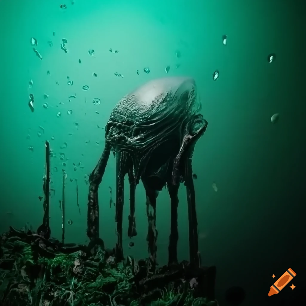 2d game character in a dark and eerie environment