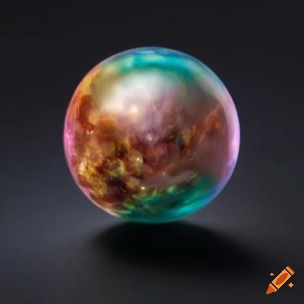Spherical jewel gemstone