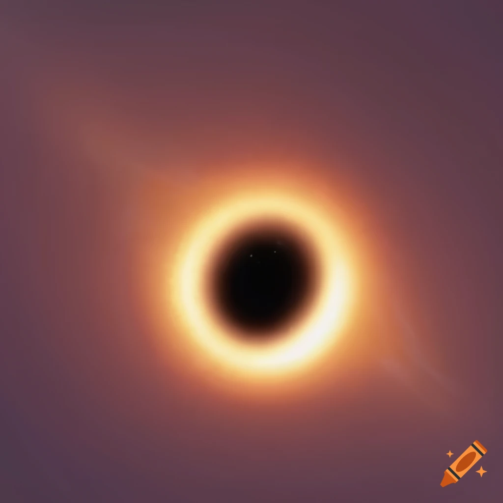 Visual representation of a black hole
