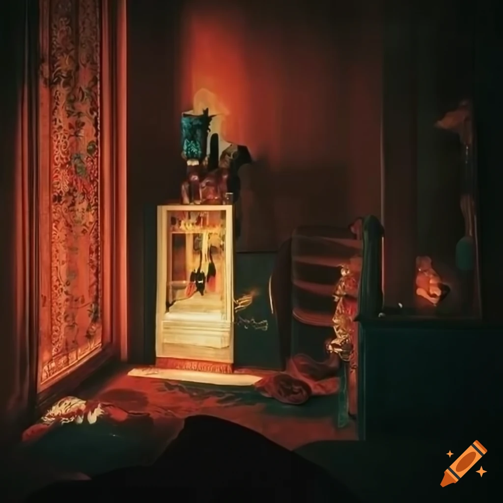 Nostalgic room with vintage decor