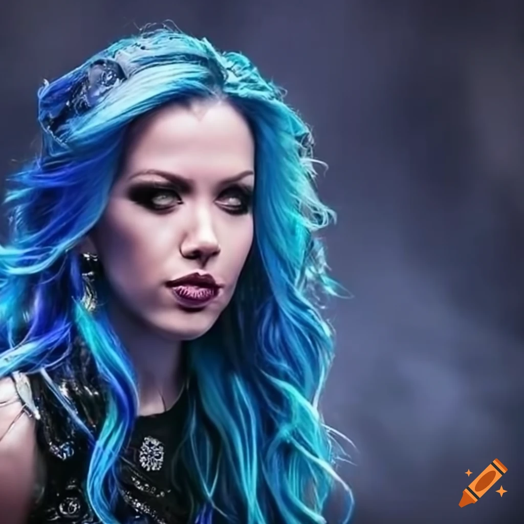 Alissa white gluz, rock singer on Craiyon