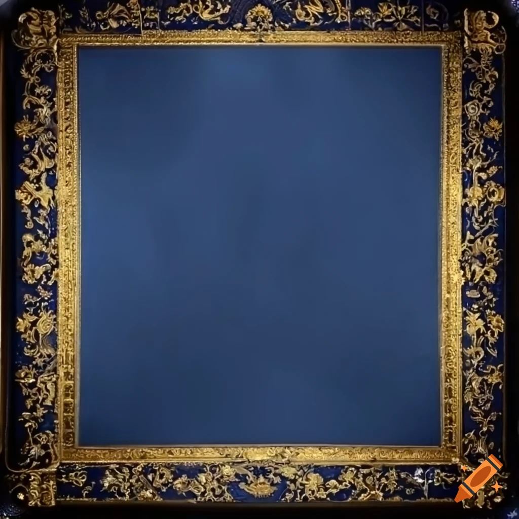 Islamic background with navy blue and golden design