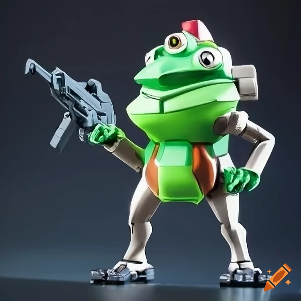 Gundam frog character