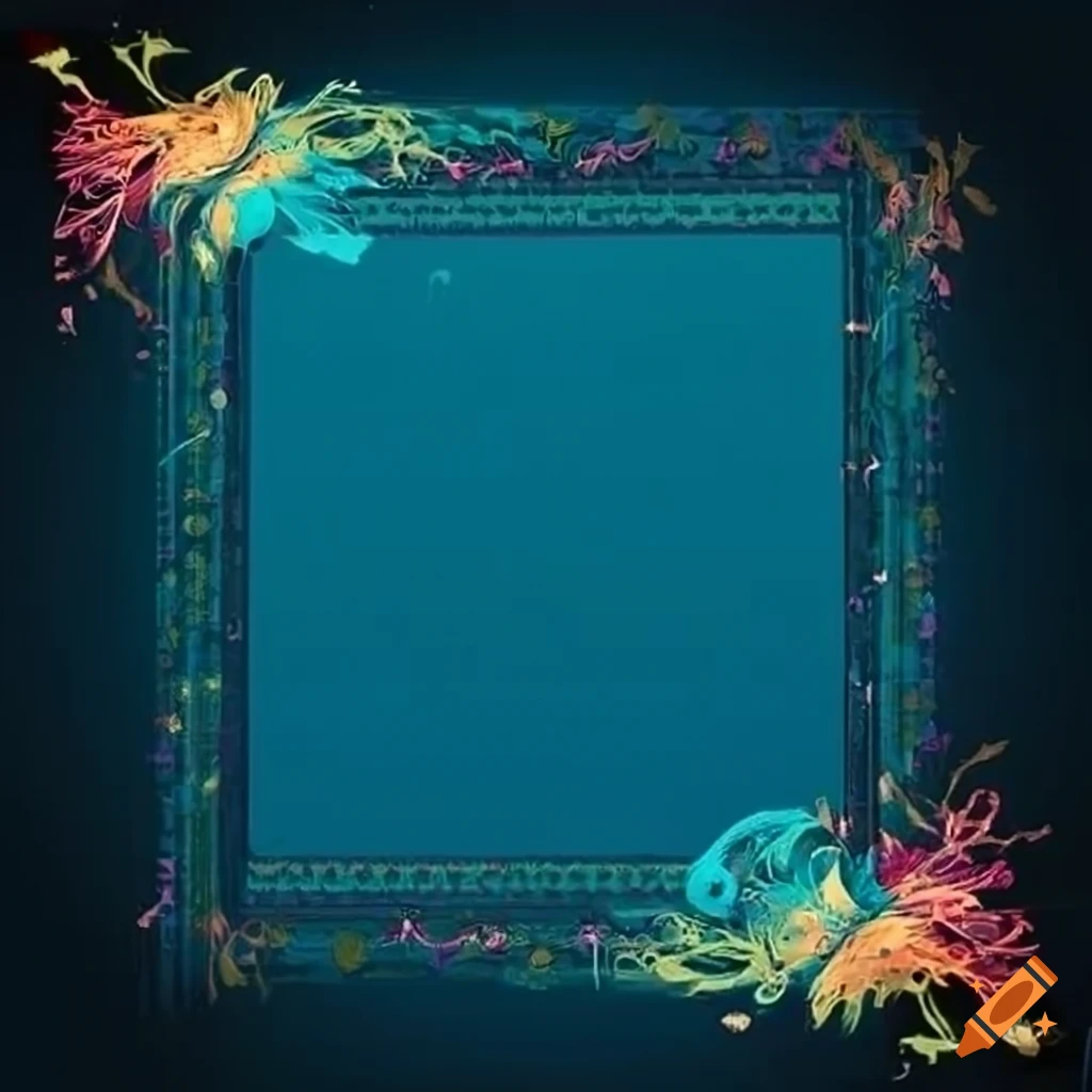 Css borders illustration on Craiyon